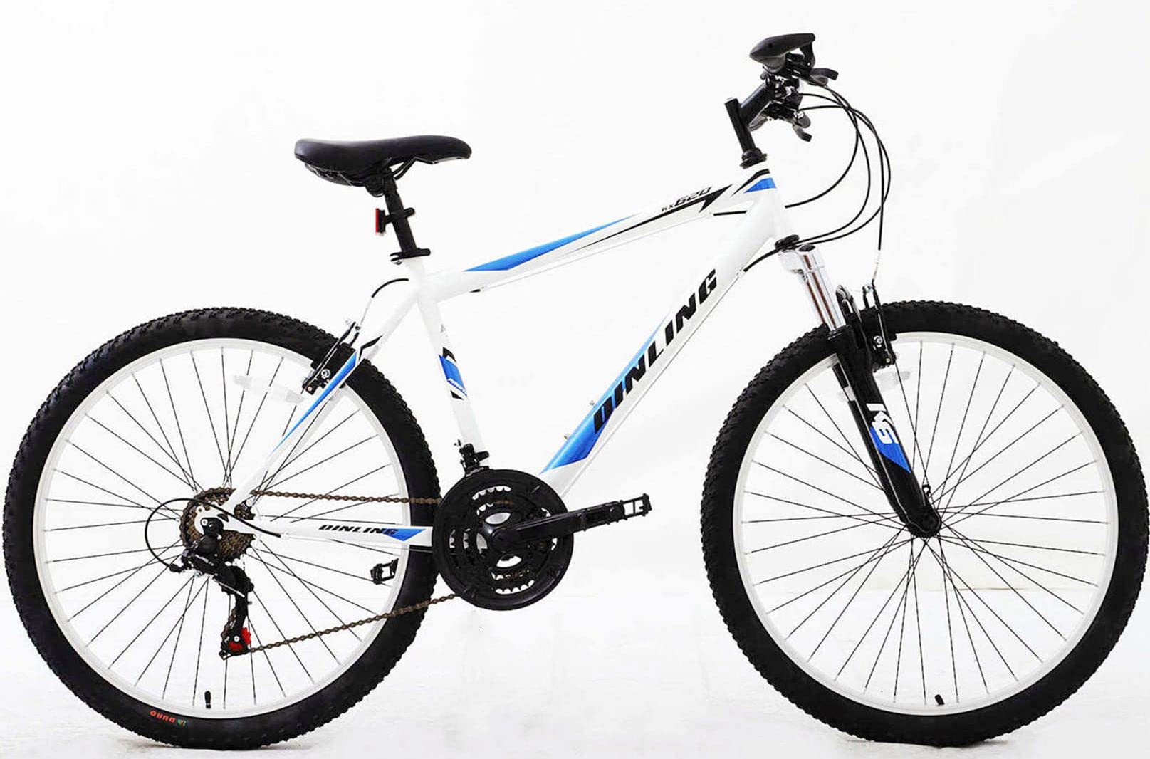 ME&WE 26 Inch Mountain Bike, Shimano 21 Speed Suspension Fork Hybrid Bikes for Adults, High Carbon Steel Frame (01)