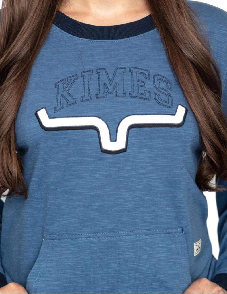 Kimes Ranch Women's Sweatshirt Upside Crew/Blue