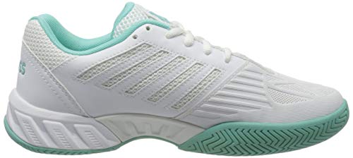 K-Swiss Performance Women's Tennis Shoes, White White Aruba Blue 121, 7 UK