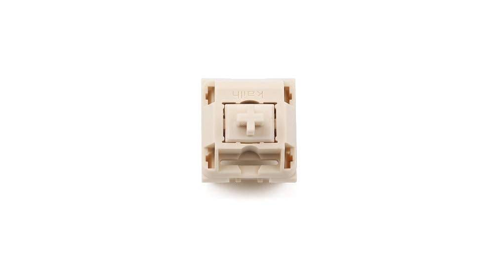 KAILH Novelkeys Cream MX SMD 5 Pin RGB Switches for Backlit Mechanical Gaming Keyboard (68 pcs, Novelty Cream)