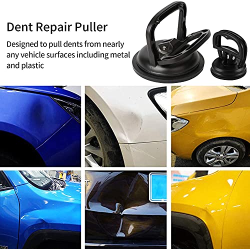 Kaisiking Yellow Suction Cup Dent Puller Handle Lifter Car Dent Puller Remover for Car Dent Repair, Glass,Tiles, Mirror, Granite Lifting and Objects Moving