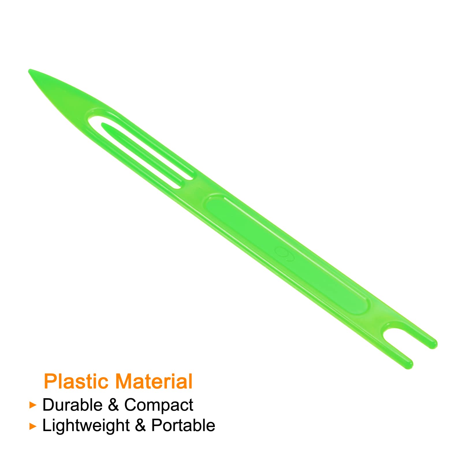 PATIKIL Netting Needle Shuttles 9#, 5 Pack Plastic Fishing Net Repair Line Kit Mending Tool, Orange