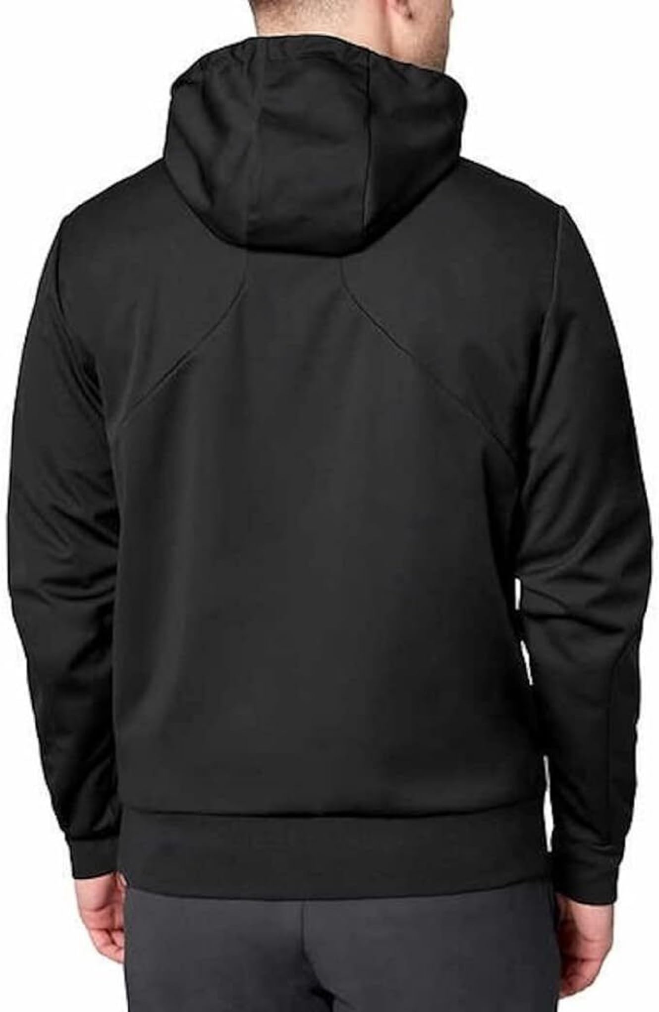 Mondetta Men's Full Zip Hooded Active Jacket (X-Large, Black)