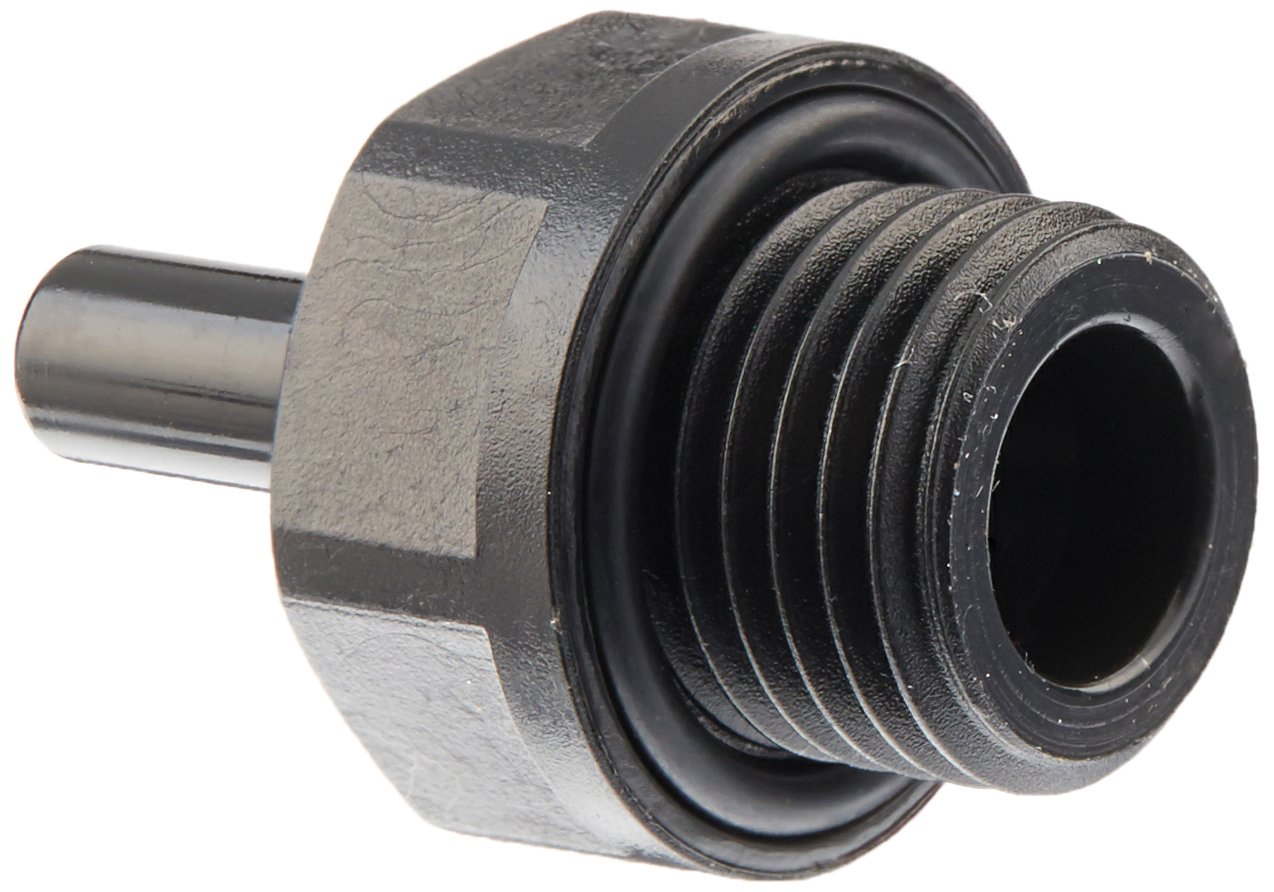 John Guest PM050512E Stem Adapter, 5 mm x 1/4" BSPP (Pack of 10)