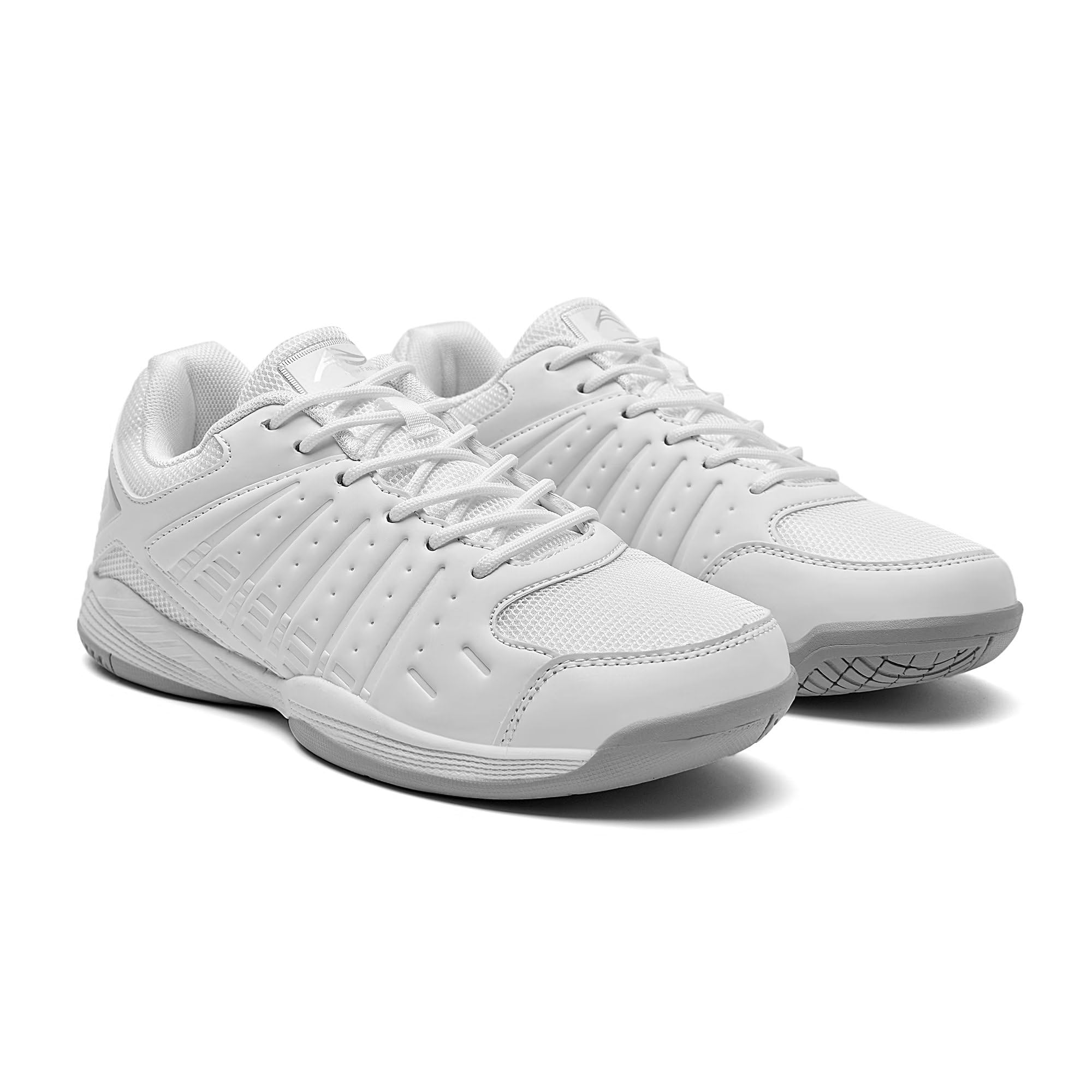Lamincoa Womens Pickleball Tennis Shoes Lightweight Court Sneakers for Athletic Training Racketball Squash Volleyball White Size 9