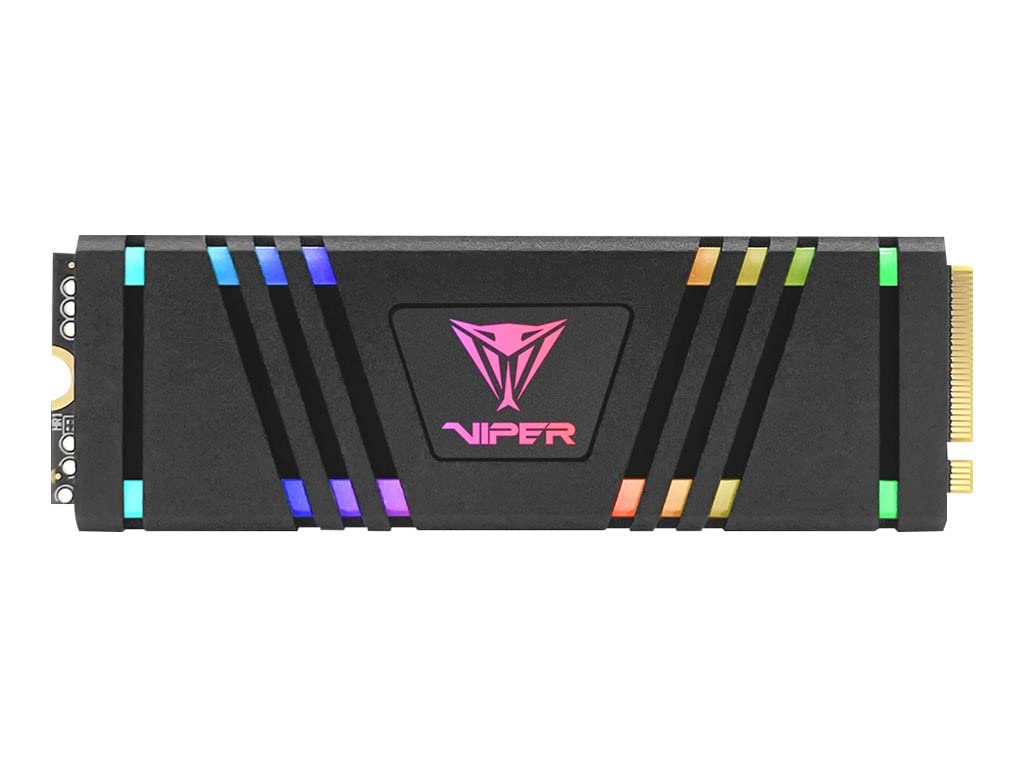 Patriot Viper VPR400 512GB Internal RGB SSD W/HS - NVMe PCIe Gen 4x4 - M.2 2280 - Solid State Drive - VPR400-512GM28H