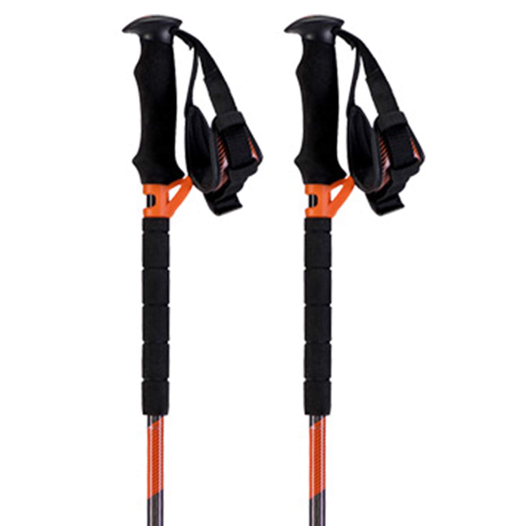 K2 Skis Men's Lock Jade Carbon Plus Ski Poles, Design, One Size