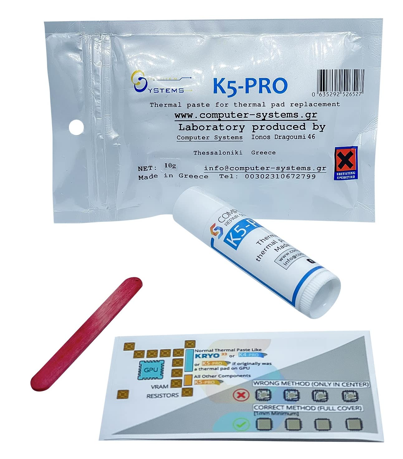 K5 PRO 10g Viscous Thermal Paste for Thermal Pad Replacement Liquid Thermal Pad Putty Compatible with Apple iMac, Asus ROG, Acer Nitro, MSI laptops, RTX 3080, 2080TI, 3090, PS4, Nintendo Switch, Xbox