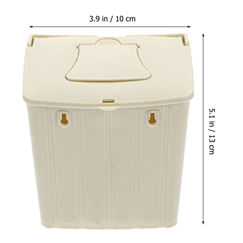 Zerodeko 4Pcs Bird Nesting Box, Plastic Parakeet Nest Box Hanging Bird Breeding House Cage Mounted Incubation Box Small Animal Hut for Finch, Squirrel, Parrot, Budgie