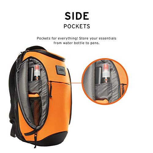 URBAN ARMOR GEAR UAG 18-Liter Backpack Lightweight Tough Weather Resistant Laptop Backpack, fits up to 13-inch, Standard Issue Orange