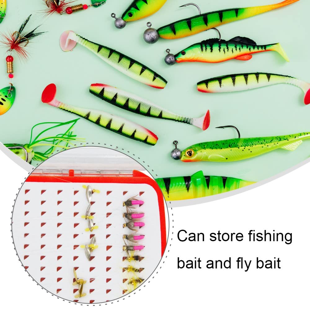 Lures Box Waterproof Fly Fishing Box Portable Bait Storage Box for Fishing Lovers