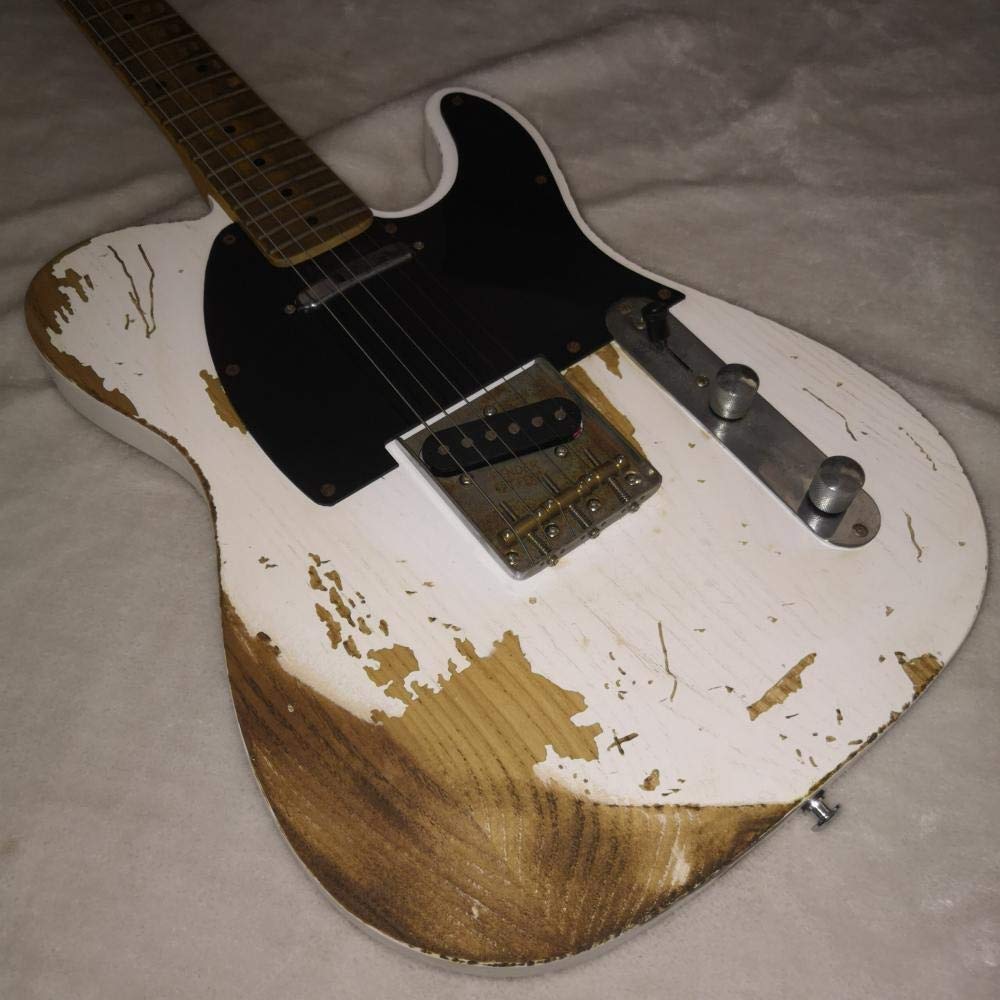 LYNLYN Guitars Old Fashioned Electric Guitar Accessories to Make Old Fashioned Neck Acoustic Steel String Guitars Electric Guitar (Size : 39 inches)