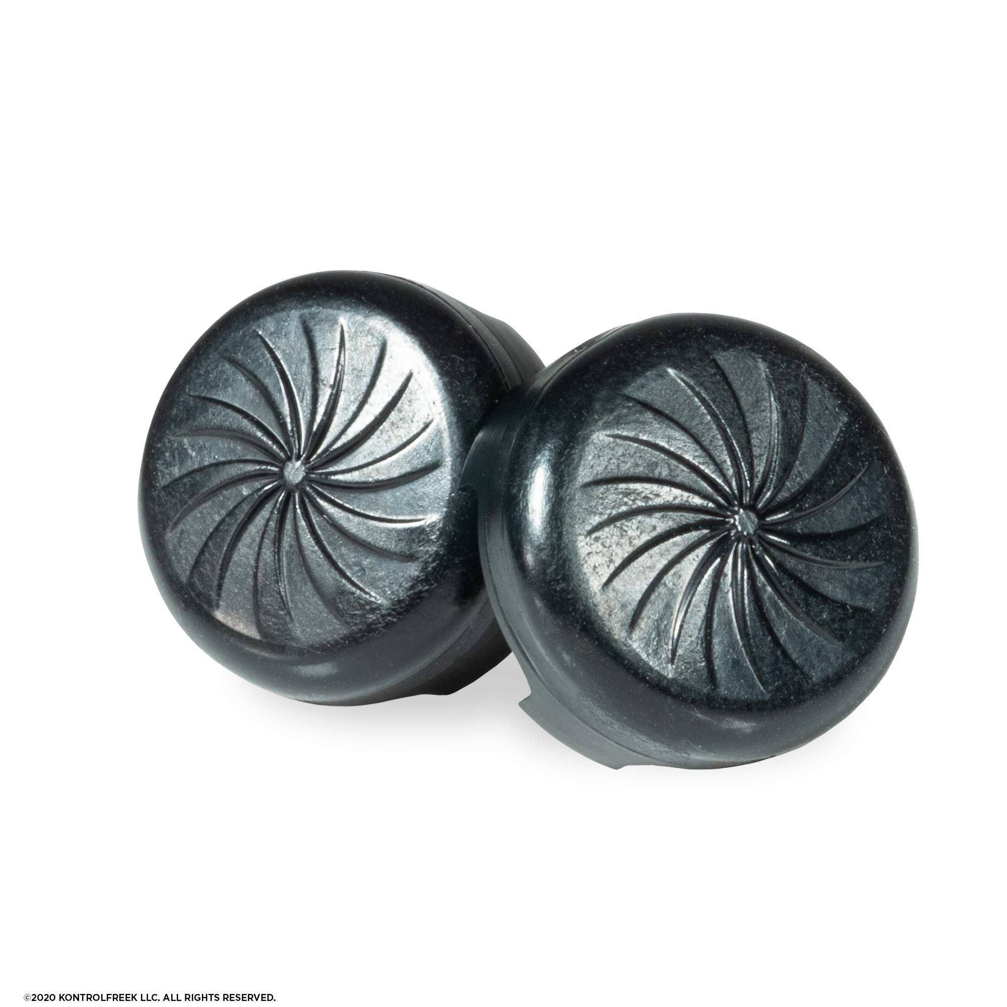 KontrolFreek Eclipse for Nintendo Switch Joy-Con and Switch Lite | 2 Performance Thumbsticks | 2 Low-Rise Convex | Black