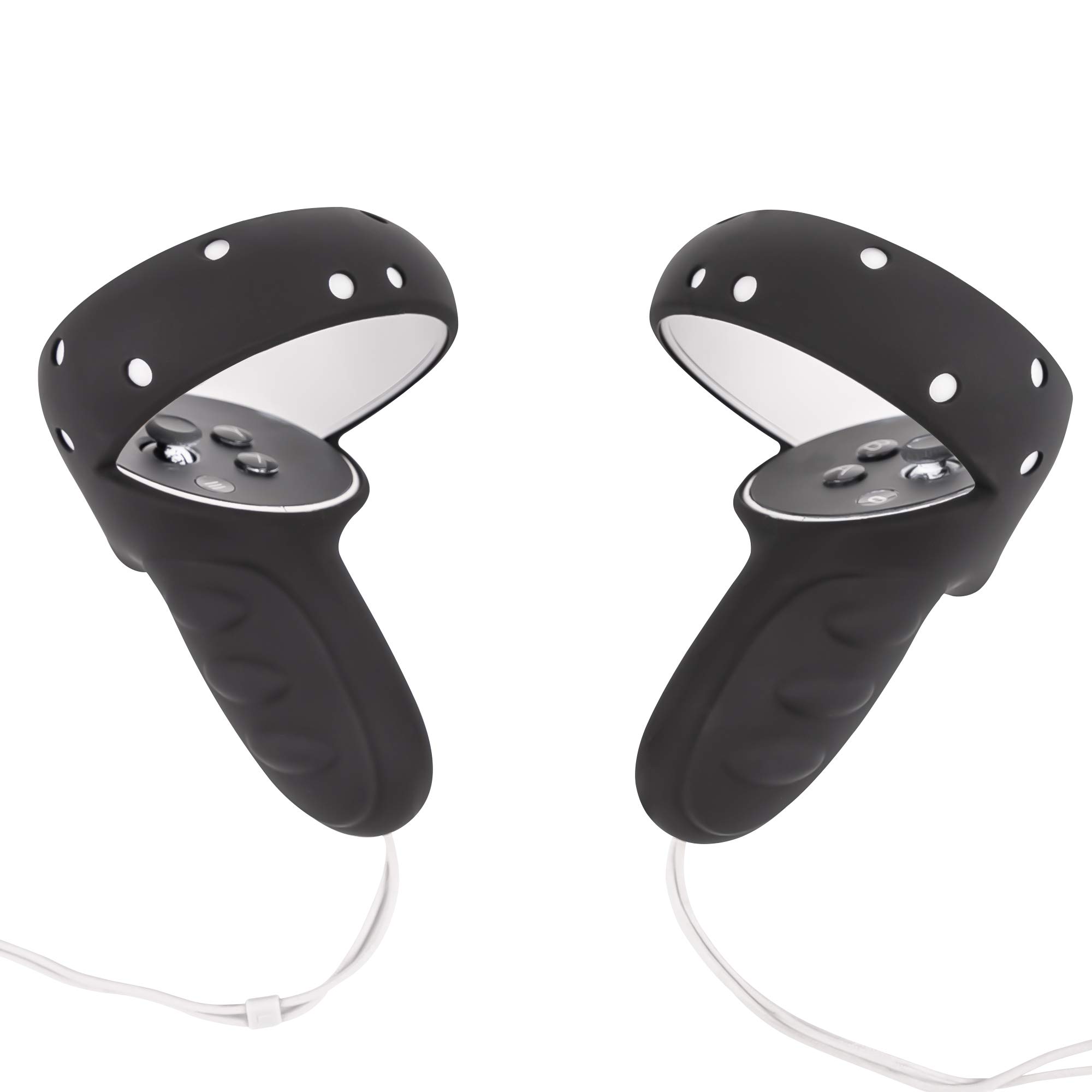 KuRoKo 1 Pair Touch Oculus Quest 2 Controller Grip Cover- Silicone Protective Cover For Oculus Quest 2 Handle Cover Skin Anti-Throw Handle