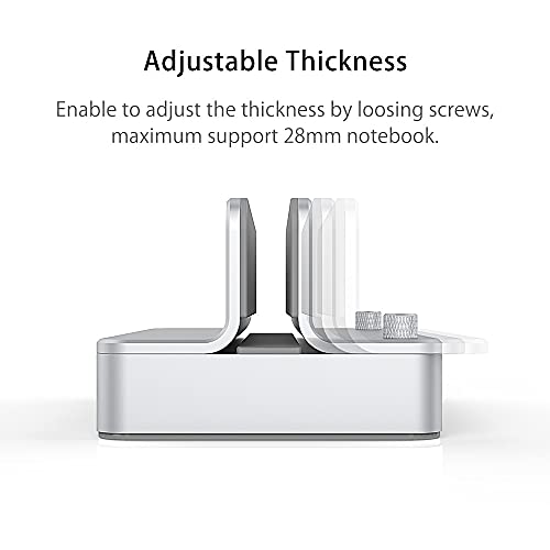 Splitter USB C HUB with Adjustable Stand Holder Type C to USB3.0 RJ45 PD Dock HDMI-Compatible Adapter Splitter for PC Accessories