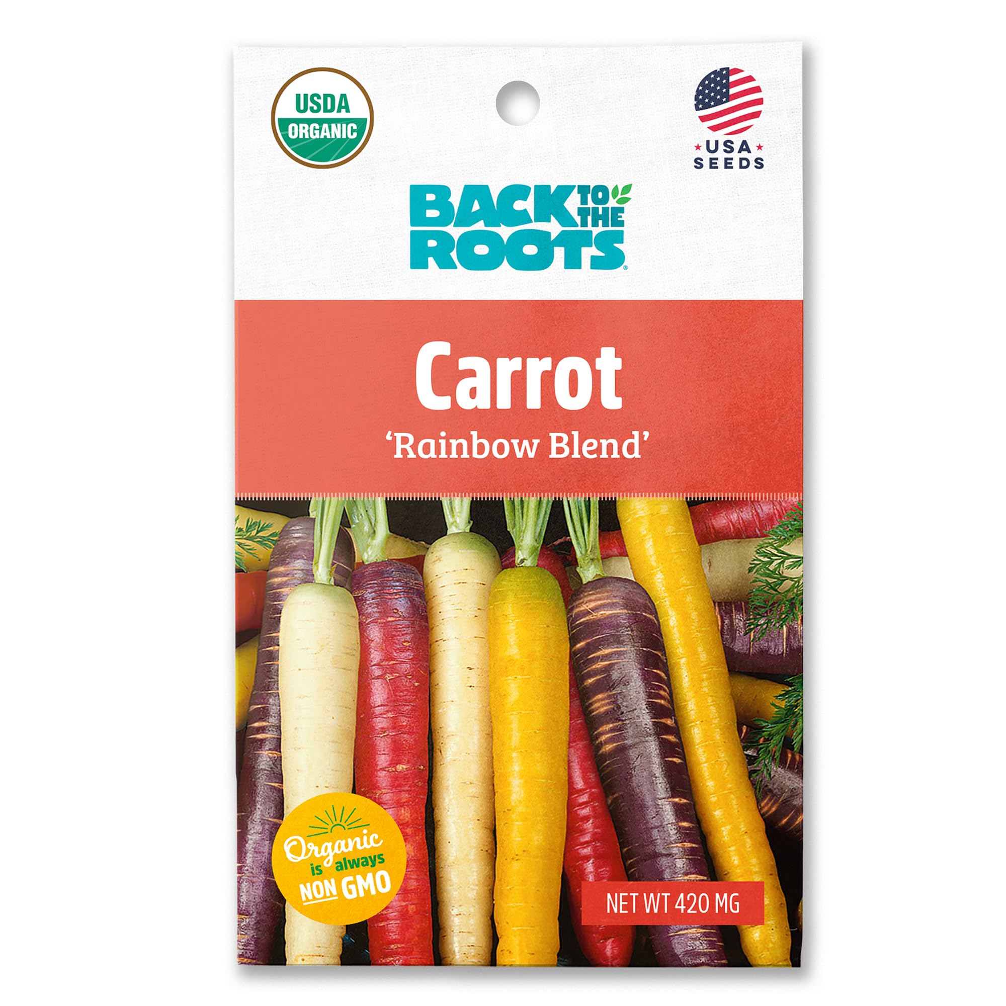 Seed Packet - Carrot 'Rainbow Blend'