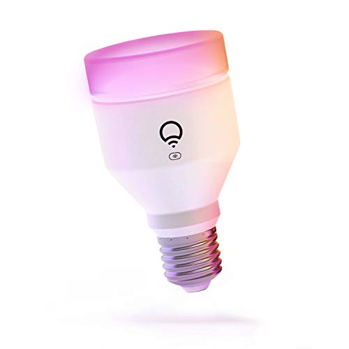 LIFX Color (Nightvision Edition), 1100lm E26, Wi-Fi Smart LED Light Bulb, Full Color and Whites, No Bridge Required, Works with Alexa, Hey Google, HomeKit and Siri, 2-Pack
