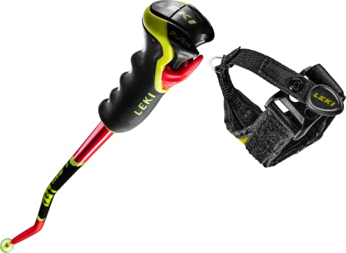 Leki Unisex Adult Sporting Goods, Bright Red - Black - Neon Yellow, 95