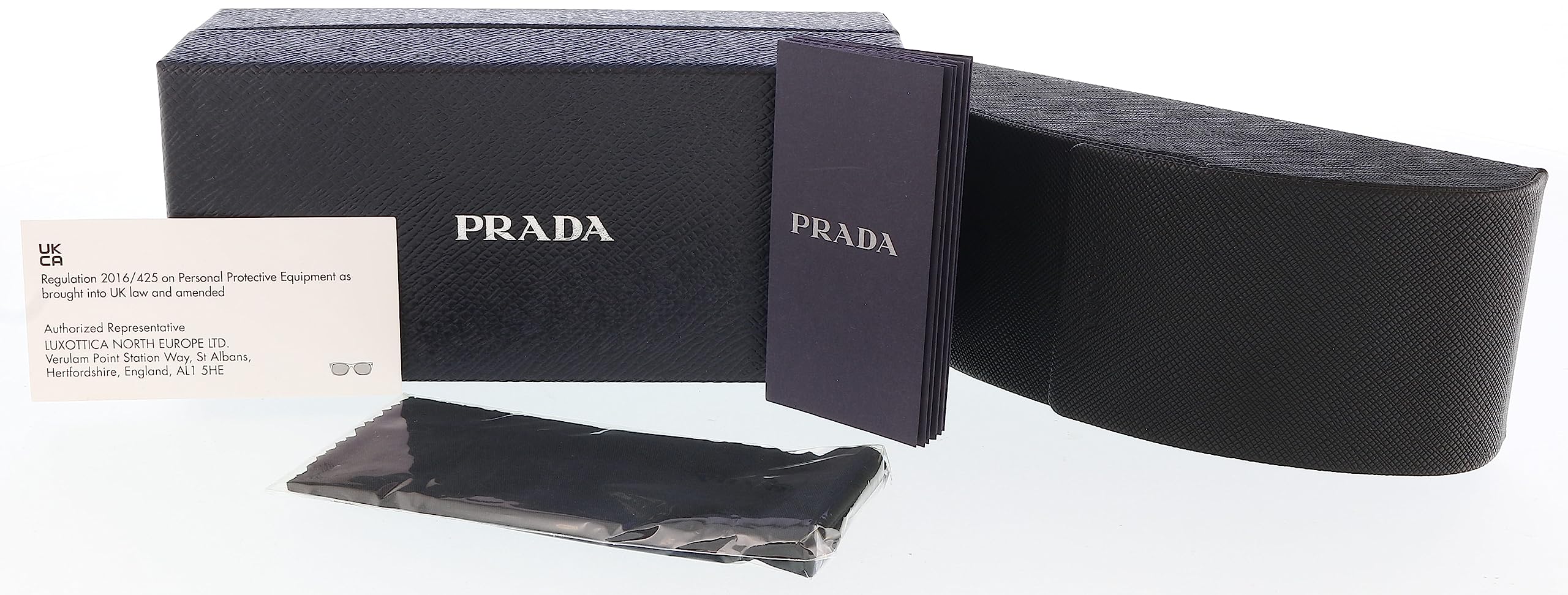 Prada Clear Gradient Red Round Ladies Sunglasses PR 54YS 05Y02O 53