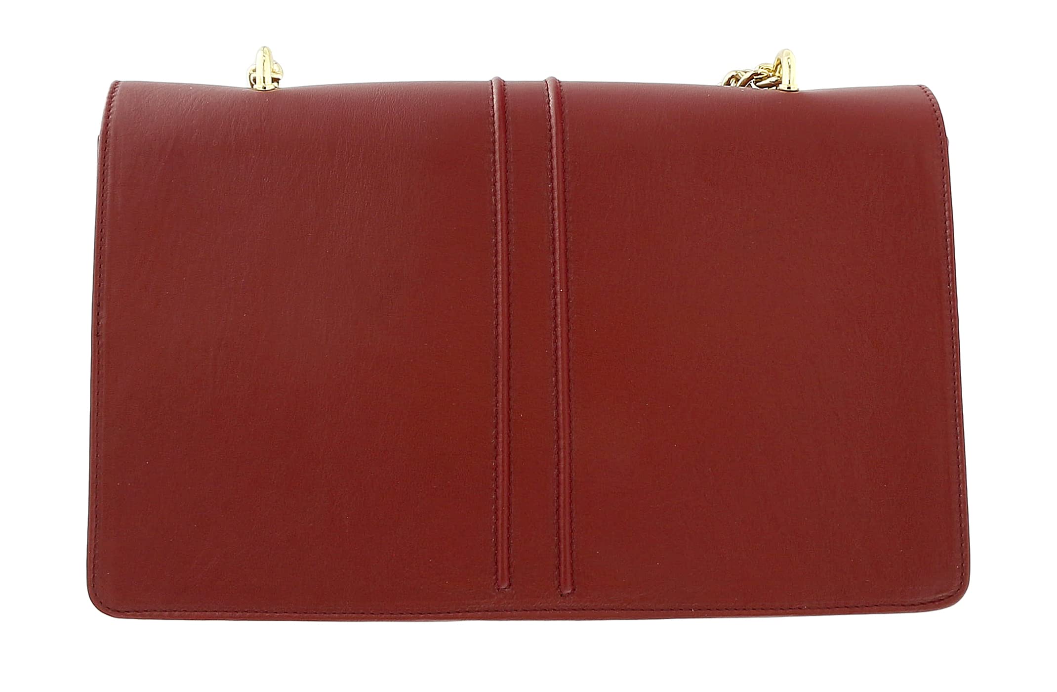 Pierre Cardin Burgundy Leather Medium Structured Shoulder Bag for womens