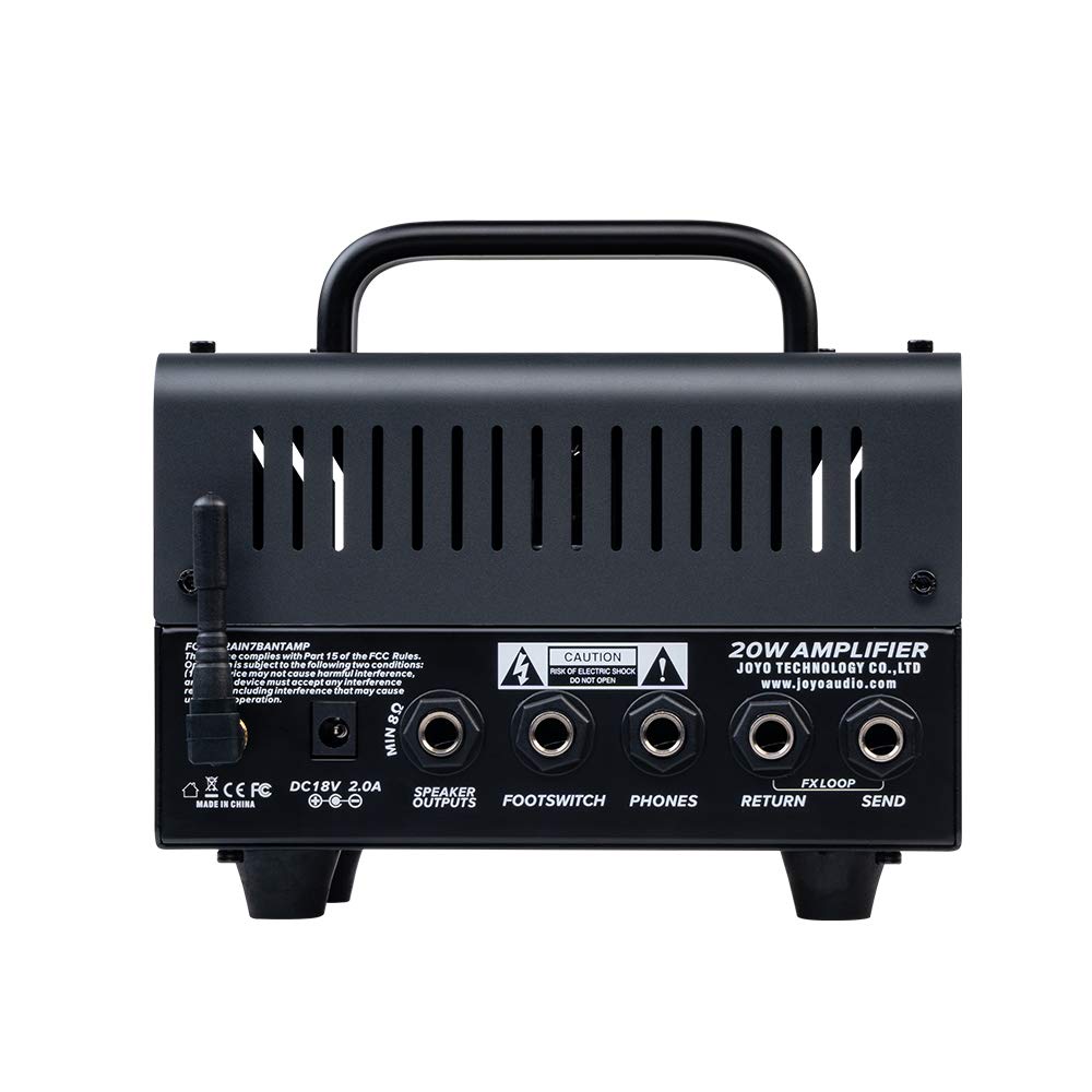 JOYO Meteor BanTamp Series Mini Amp Head 20 Watt Preamp 2 Channel Hybrid Tube Guitar Amplifier with Bluetooth