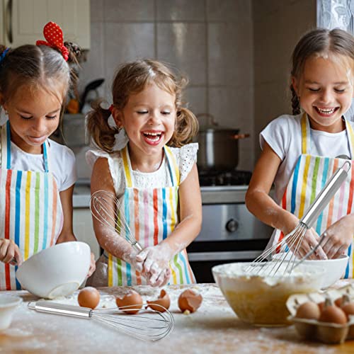 kitchen Wire Whip, Stainless Steel Spring Whisk, LightWeight Manual Mixers, Portable Cream Egg Beater, Anti Rust Spring Egg Whisk, Versatile Egg Mixing Tool, Durable Wire Whip for Cooking Whipping