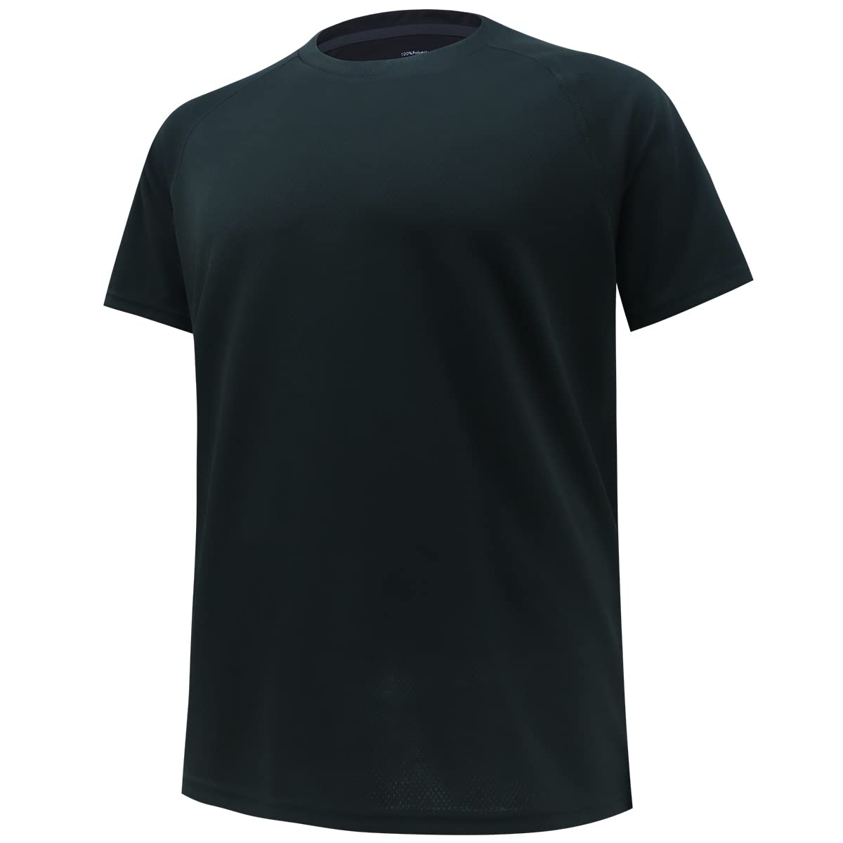 Mens Workout Shirts Short Sleeve - Dry Fit T Shirts Moisture Wicking - Gym Shirts Men Athletic, Running Shirts Pack Quick Dry (Small, 5-Pack Black, Grey, Green, Navy, Blue)