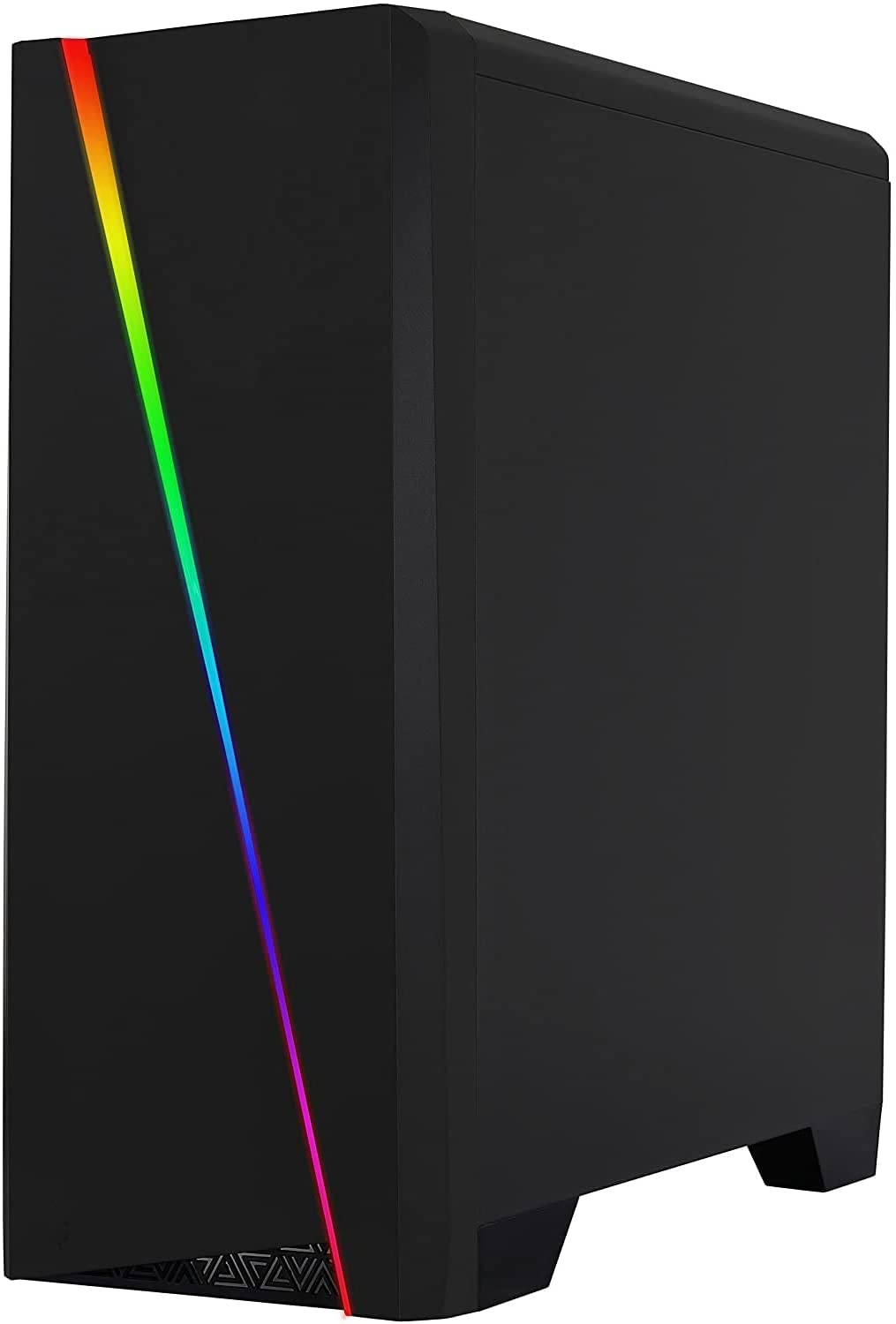Ssrotho Gaming PC Windows 10 Professional Desktop Tower Computer, Intel Quad-Core i7 3.4Ghz, 16GB RAM, 1TB SSD, WiFi Adapter, GeForce GT 1030 2GB GDDR5, RGB Lighting Case, Black