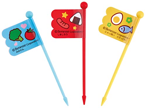 Skater LKP4-A Lunch Picks, Pack of 9, Shimajiro, 22