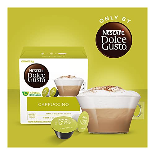 NESCAFÉ Dolce Gusto Coffee Capsules Cappuccino, 16 Count (Pack of 3)