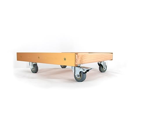 Super Heavy Duty Plant Caddy 15x15, Plant Caddy Heavy Duty Plant Pot with 4 Rolling Wheels Indoor/Outdoor Holds up to 15 Inches and 250 Lbs Strong and Sturdy Design