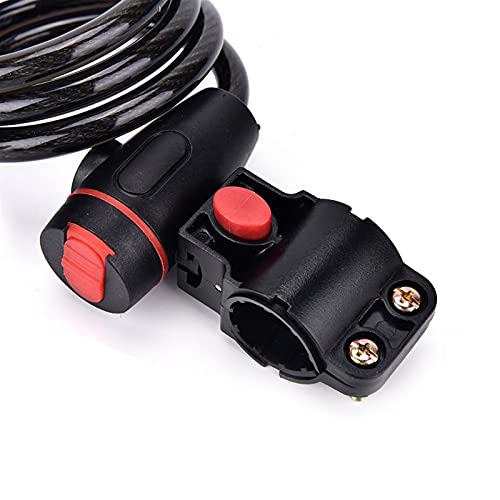 LJJSMG Universal Security Lock with 2 Keys Bike Lock Anti-Theft Steel Strong Bicycle Accessories for Bicycle Motorcycle