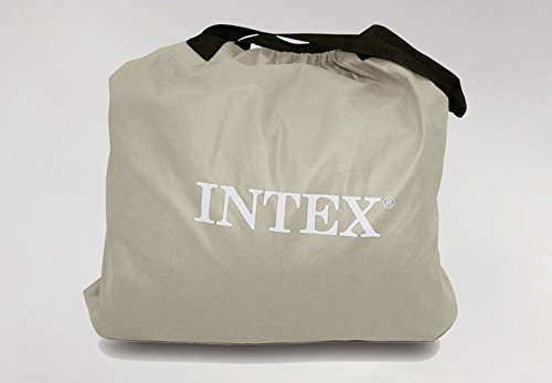 Intex Comfort Plush Mid Rise Dura-Beam Airbed with Built-in Electric Pump, Bed Height 13", Queen