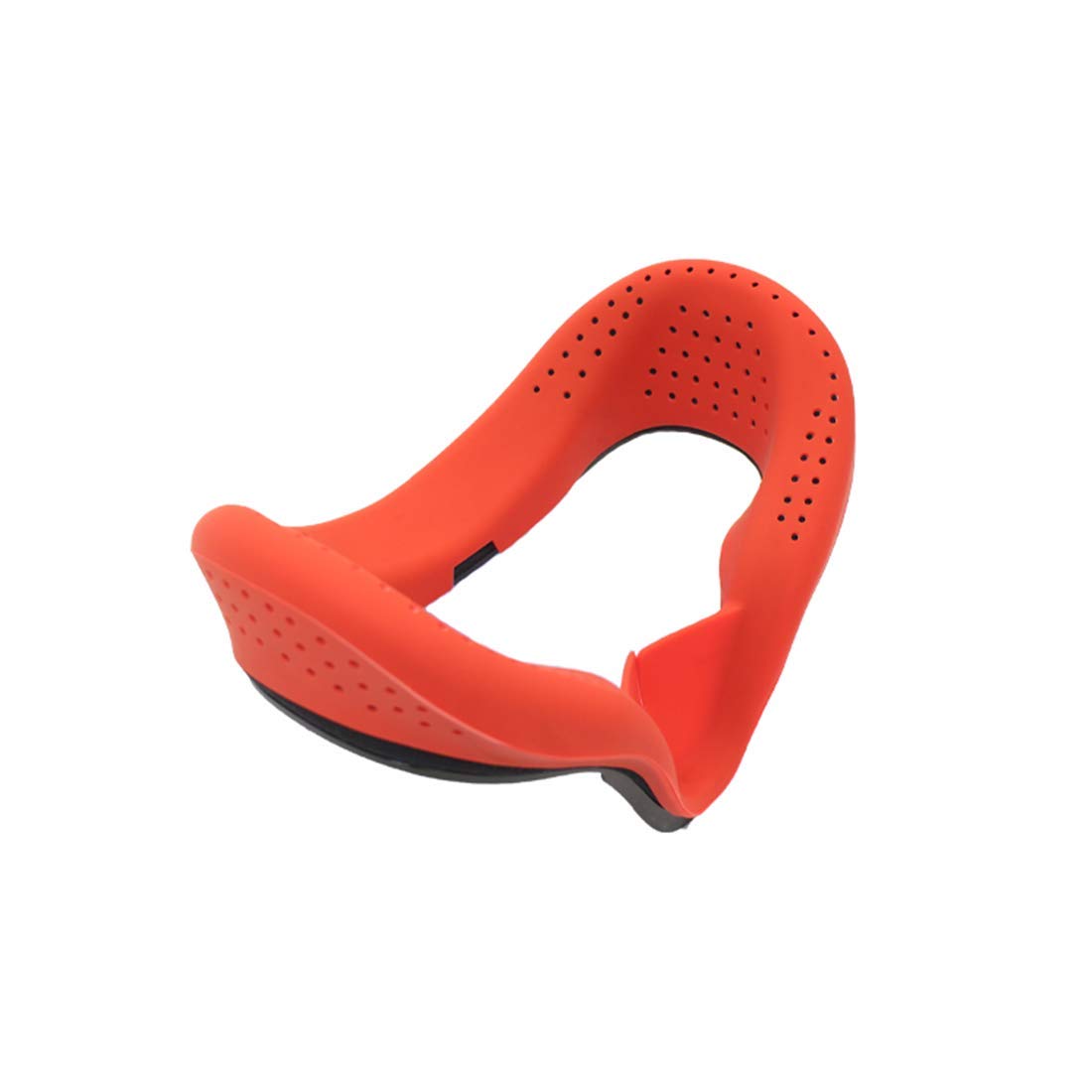 MASiKEN Upgrade VR Eye Silicone Cover & Face Cushion for Oculus Quest, Breathable Face Padding, Sweatproof Refreshing Comfortable Sweatproof (Red)