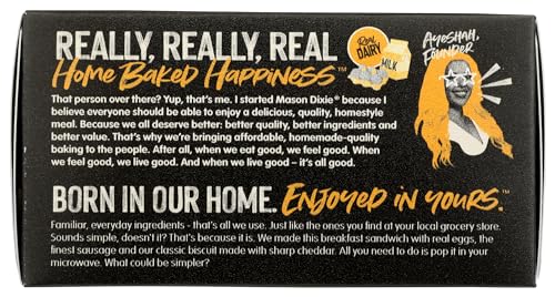 MASON DIXIE BISCUIT CO Cheddar Sausage Breakfast Sandwich, 4.7 OZ