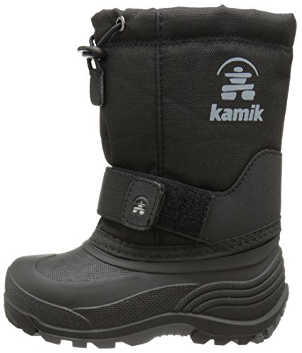 Kamik Rocket Cold Weather Boot (Toddler/Little Kid/Big Kid),Black,2 M US Little Kid