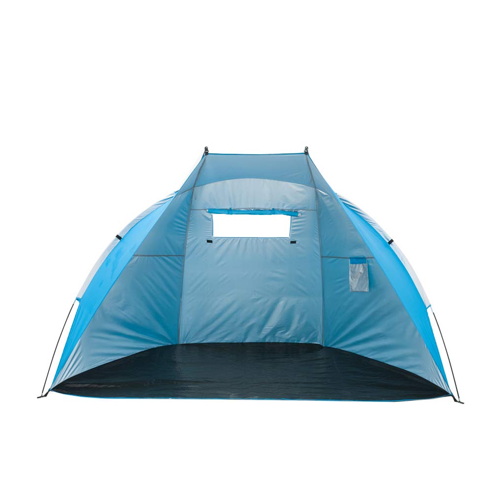 iCorer Extra Large Outdoor Portable EasyUp Beach Cabana Tent Sun Shelter Sunshade, Blue