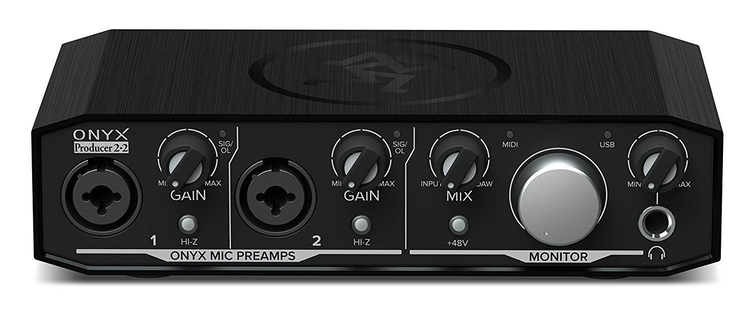 LyxPro Full Size Electric Guitar Blue with 20w Amp Package with All Accessories, Mackie Producer 2-2 Audio/Midi interface With Music Production Software Download and Professional Headphones