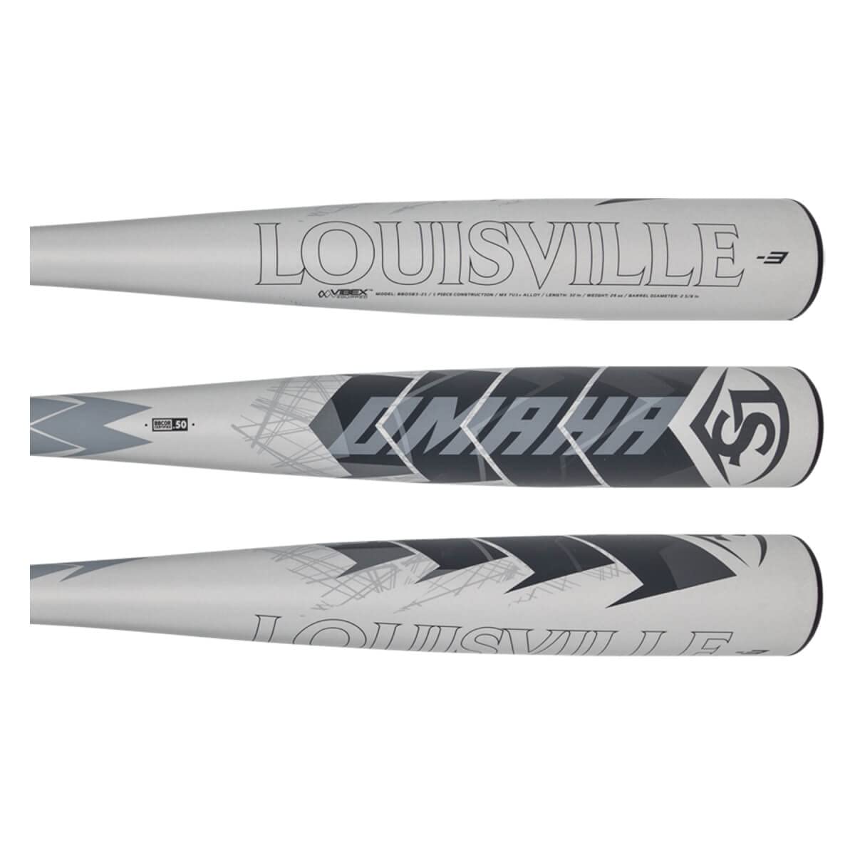 Louisville Slugger Omaha BBCOR Baseball Bat: WTLBBO521B3 32" 29 oz.