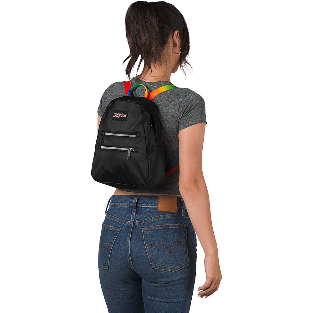 JanSport Half Pint 2 FX Mini Waistpack - Rainbow Webbing