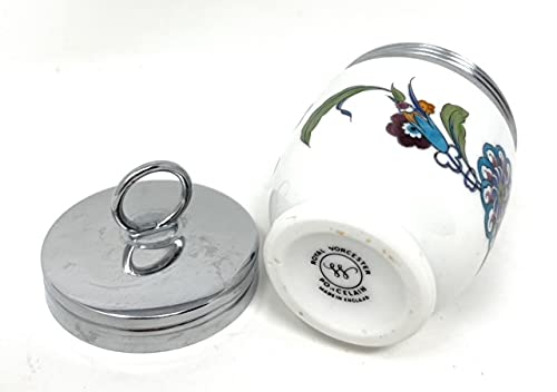 Royal Worcester Palmyra Porcelain Made In England Single Egg Coddler Poacher