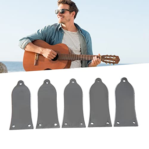 Plastic Truss Cover Plates, 5PCS Electric Guitar Truss Rod Cover Compact Size High Toughness Good Protection for Musical Instruments