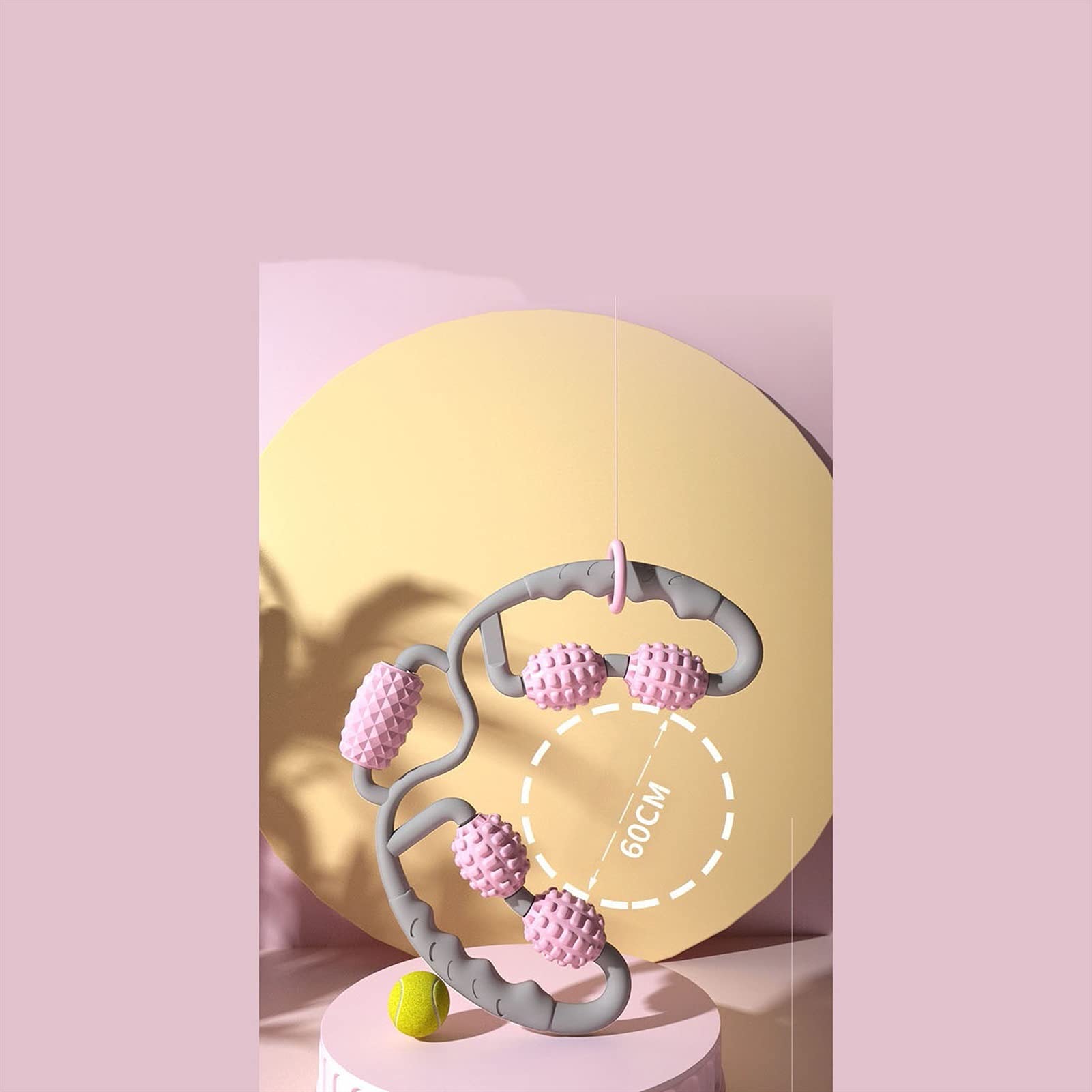 LUYIYI Leg Massager Roller Foam Roller Stovepipe Equipment Yoga Ring Clip Muscle Relaxer Calf Massage Surround Massage Stovepipe Ring