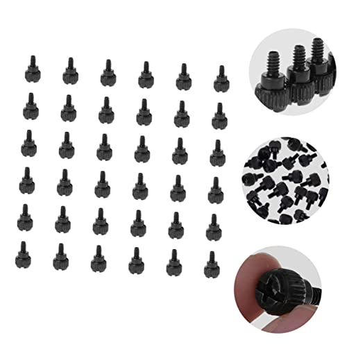 SOLUSTRE Thumb Screws PC Screws 100pcs Replacement Case Accessory Screw Desktop for Threaded Computer Thumb Supply Thumbscrew Metal Panel Practical Chassis Fixing Knurled Side Pc Screws Pc Screws