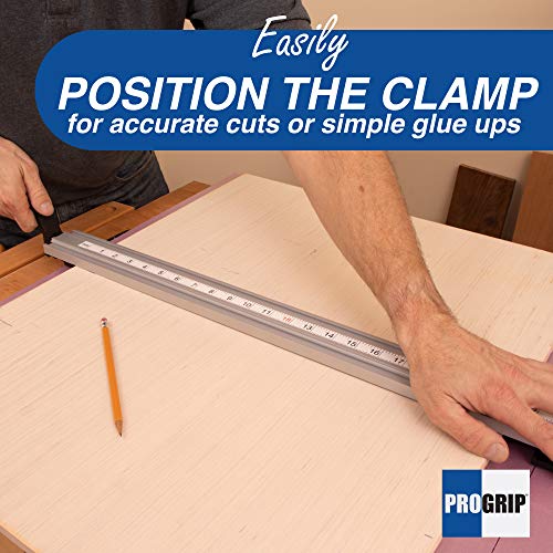 ProGrip Straight Edge Clamp Ideal for Cutting Large Sheets of Plywood and Dado Slots (50 inch Clamp)