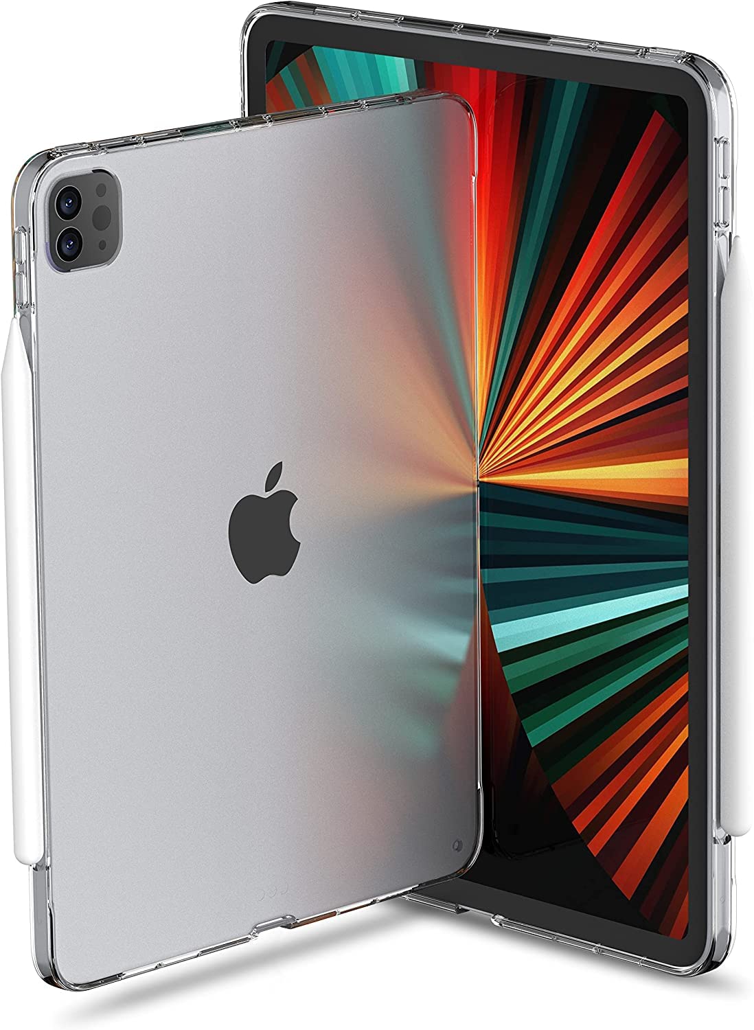 TineeOwl Arctic iPad Pro 11 inch Case 2022, 2021, 2020 & 2018 (4th, 3rd, 2nd, 1st Generation) Ultra Thin Crystal Clear Case with Matte Back, Supports Apple Pencil Charging, TPU Bumper (Clear)