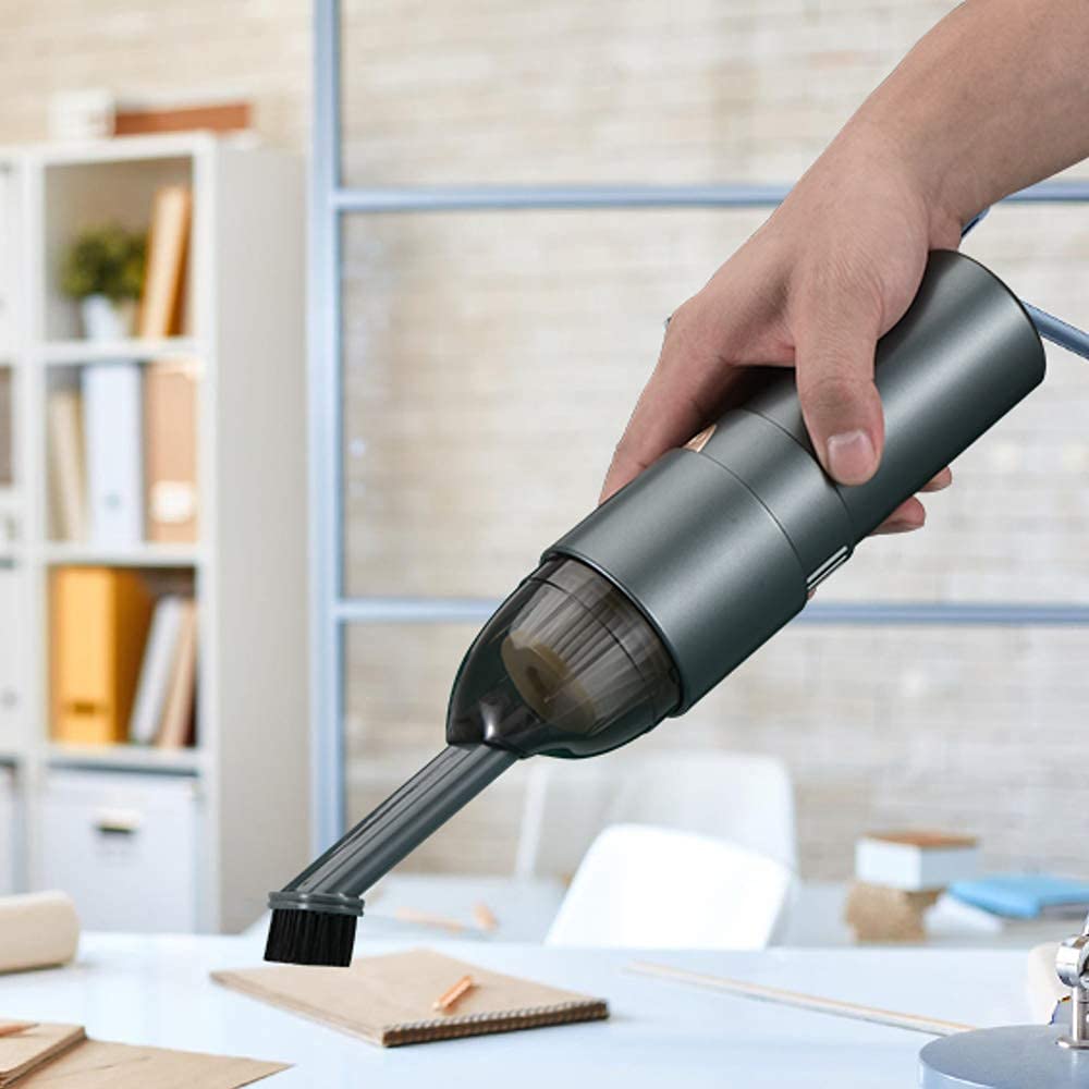 KeepTpeeK Handheld Computer Vacuum, Hand Vacuum Cordless Rechargeable Portable Car Vacuum Washable for Home Office Travel and Car