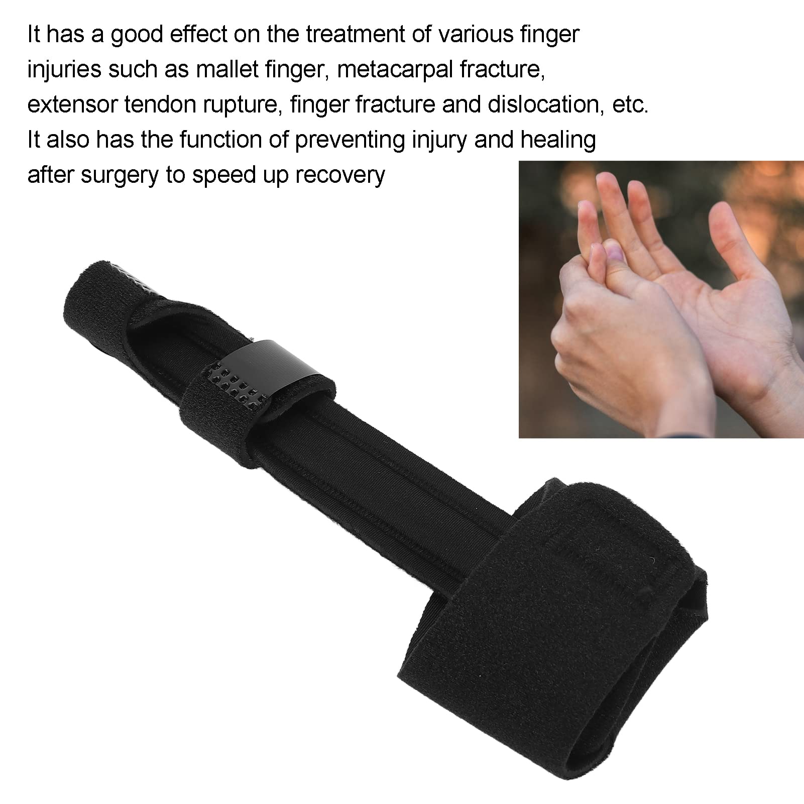 Metacarpal Support Braces, OK Cloth Finger Splint for Injuries Arthritis for Sprains Mallet Injury for Men and Women