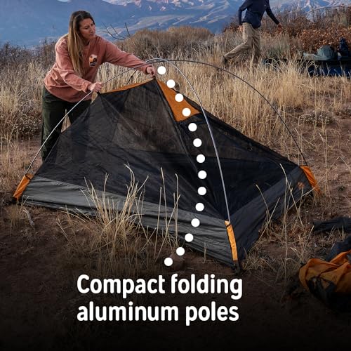 Kelty Grand Mesa 2P Backpacking Tent β 3 Season 2 Man Camping Thru Hiking Shelter, Aluminum Poles, Single Door + Vestibule, 2024 Model (2P)