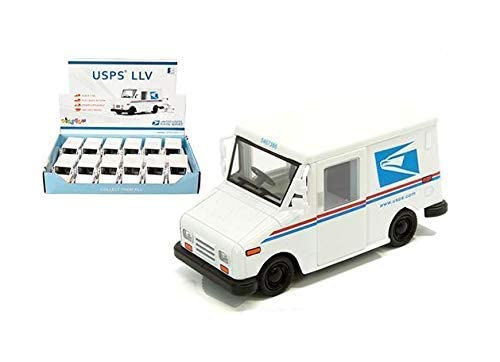 📬 United States Postal Mail Truck USPS 1987 Grumman LLV 1:36 Scale Die Cast Metal 5 Inch Model Toy Truck